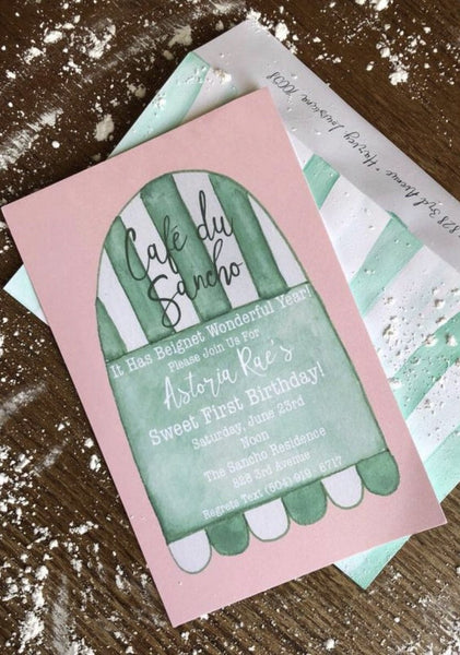 Coffee Themed Invitations