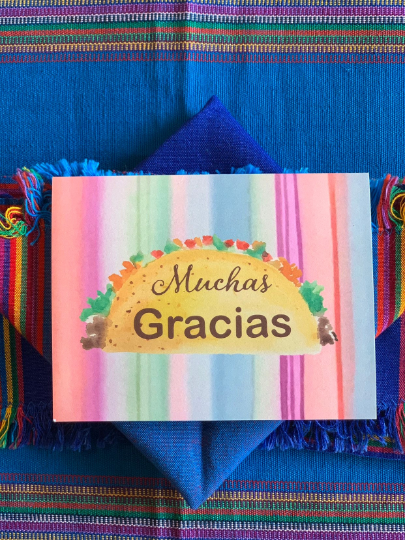 Taco Fiesta Stationery || Mexican Fiesta Inspired Thank You Notes – Old ...
